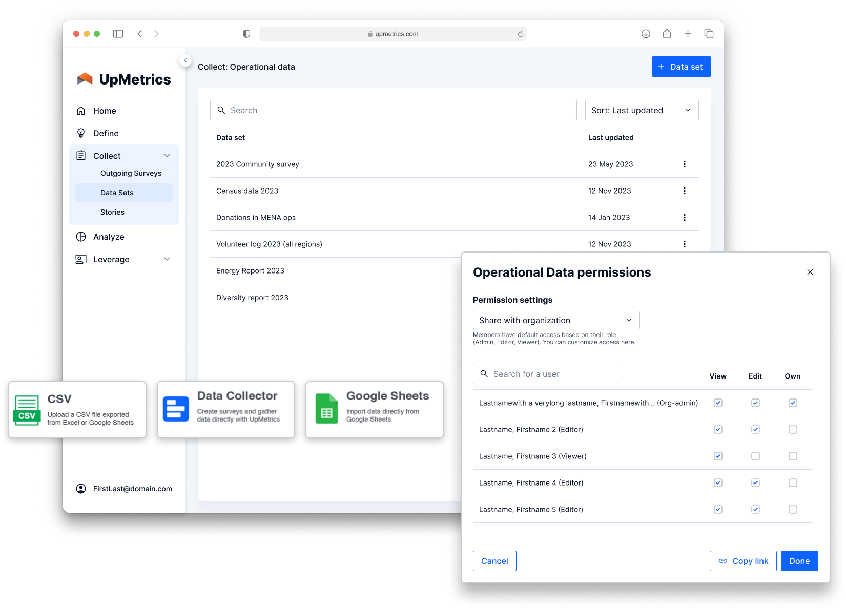 Impact Measurement and Reporting Software for Philanthropy